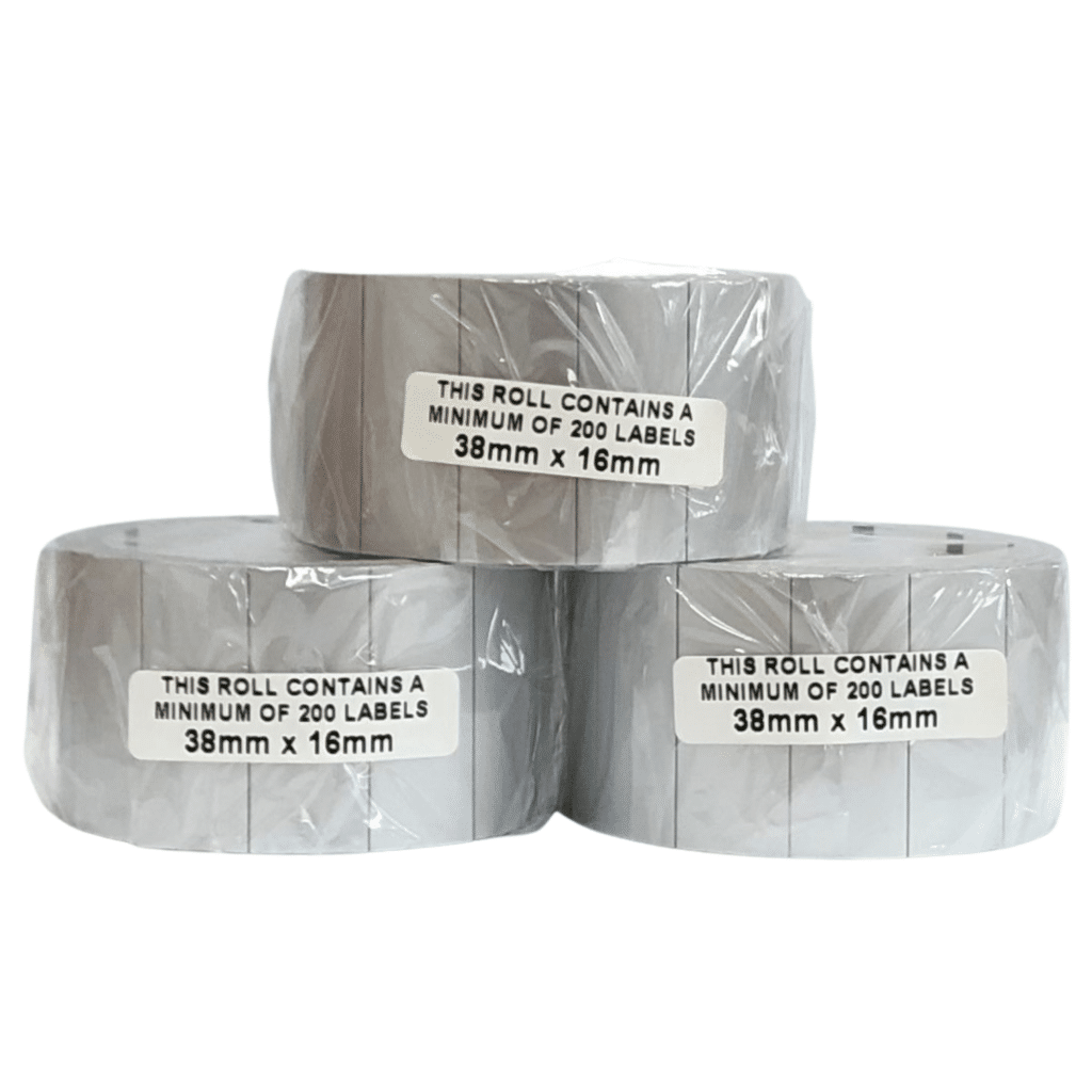 Matt Silver Trophy Labels 38mm x 16mm – kwiktapes