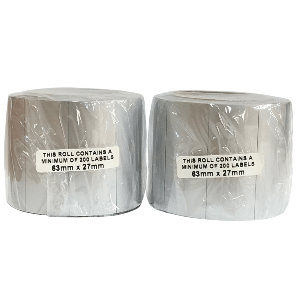 Matt Silver Trophy Labels 63mm x 27mm – kwiktapes